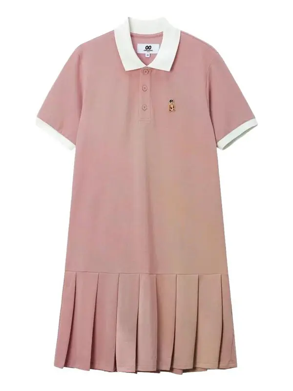 CHOCOOLATE Pleated Detail Dress - Pink