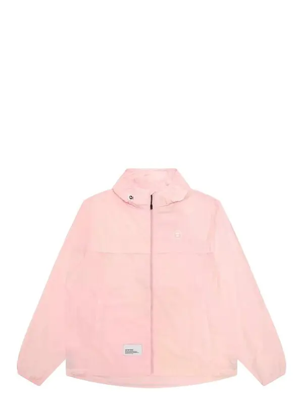 AAPE BY *A BATHING APE Logo-appliqué Hooded Jacket - Pink