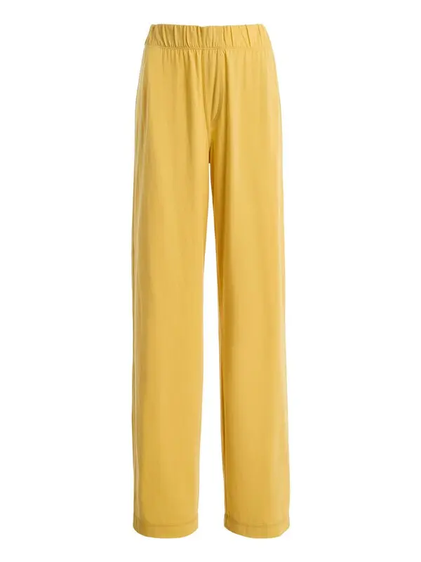 Eterne Modal-cotton Lounge Pants - Yellow