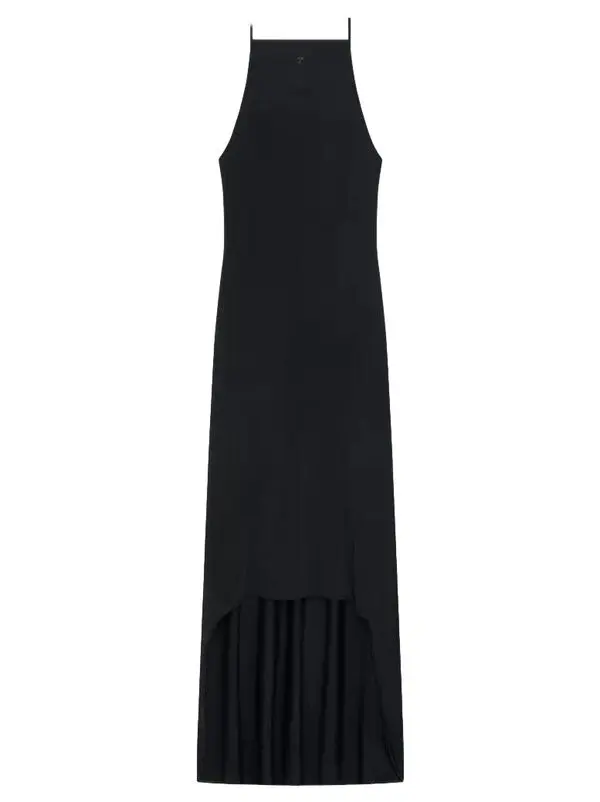 COURREGES Halterneck High-low Dress - Black
