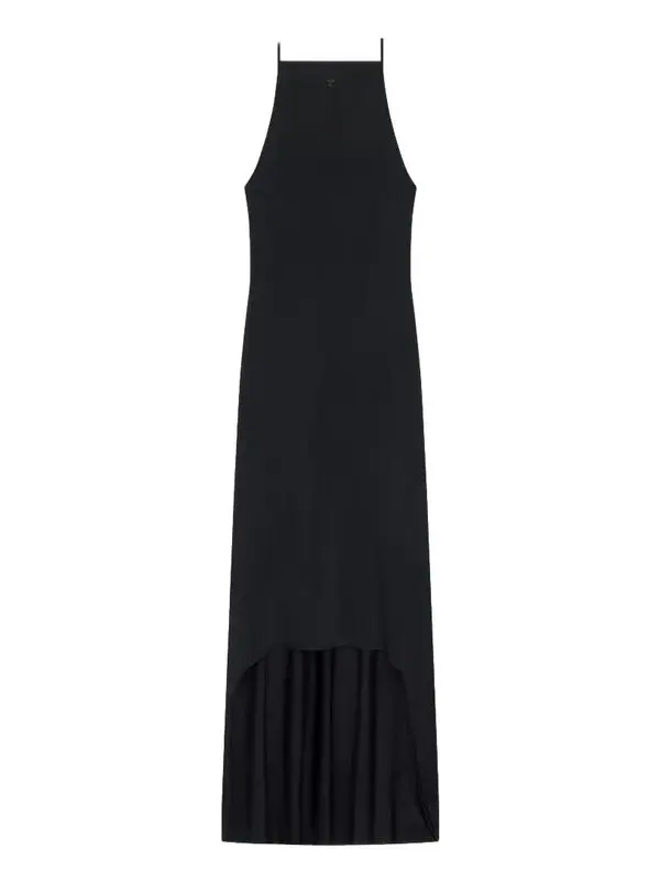 COURREGES Halterneck High-low Dress - Black