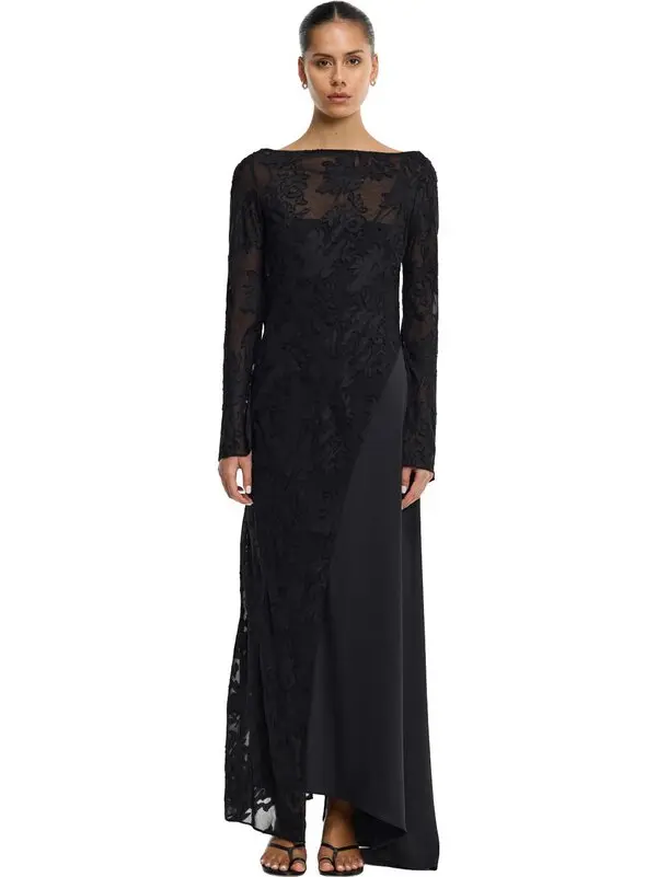 Significant Other Pola Long Sleeve Maxi Dress - Black