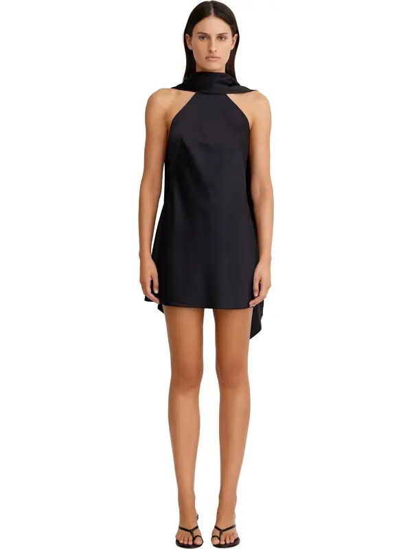 Significant Other Lucile Halter Mini Dress - Black
