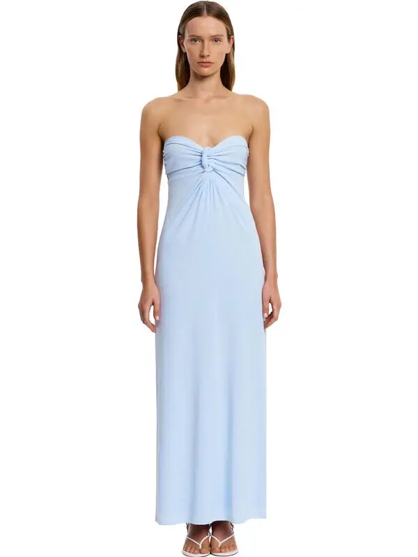 Significant Other Carrey Strapless Maxi Dress - Powder