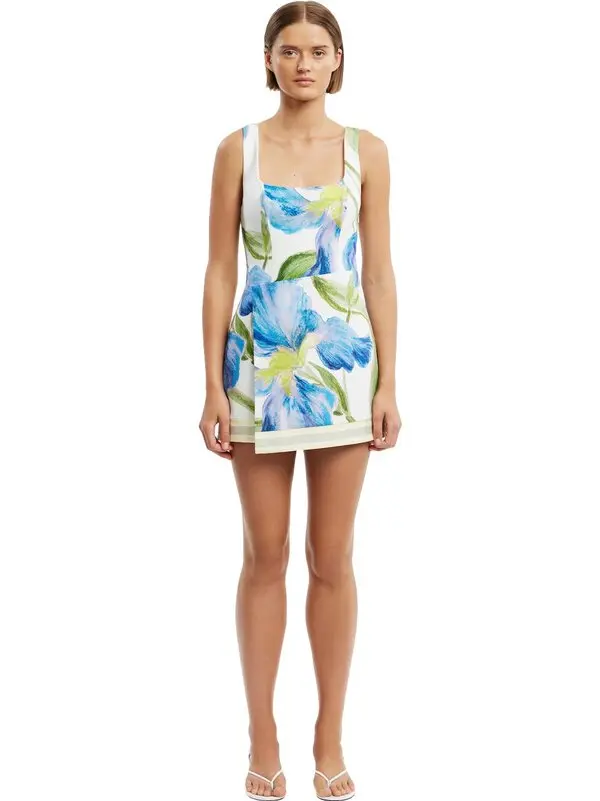 Significant Other Floral Print Mini Dress - Iris Bouquet