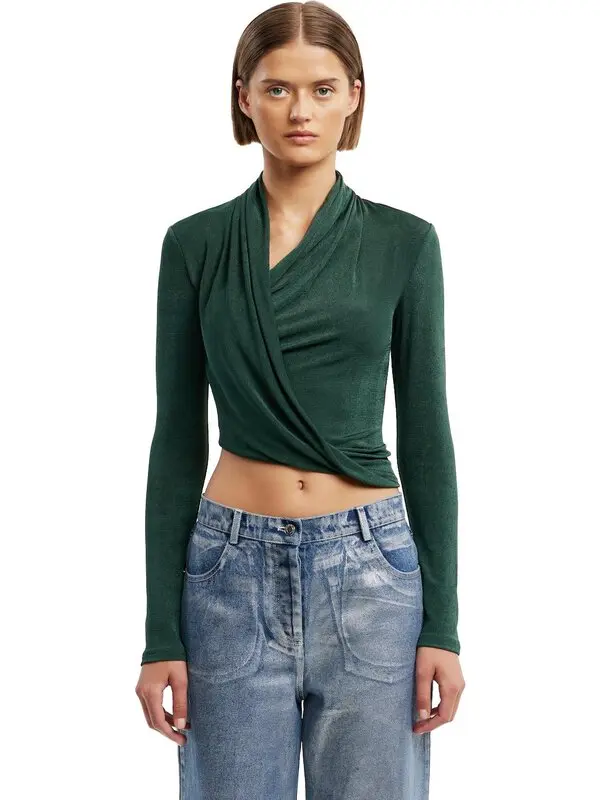 Significant Other Nailah Long Sleeve Top - Pine