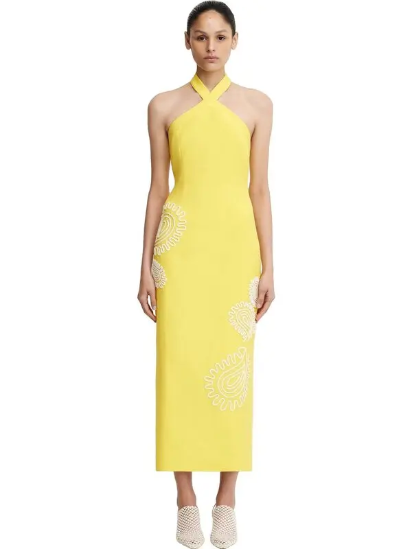 Significant Other Carly Midi Dress - Lemon
