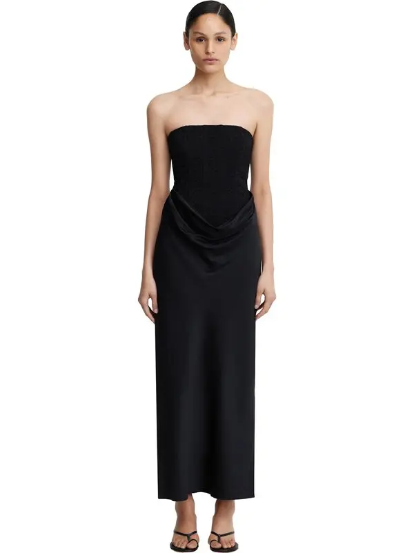 Significant Other Sofiya Strapless Maxi Dress - Black