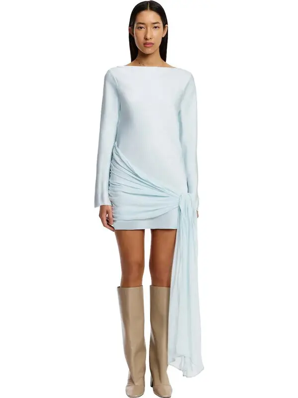 Significant Other Farrah Long Sleeve Mini Dress - Adriatic