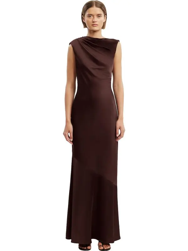 Significant Other Lana Maxi Dress - Chocolate