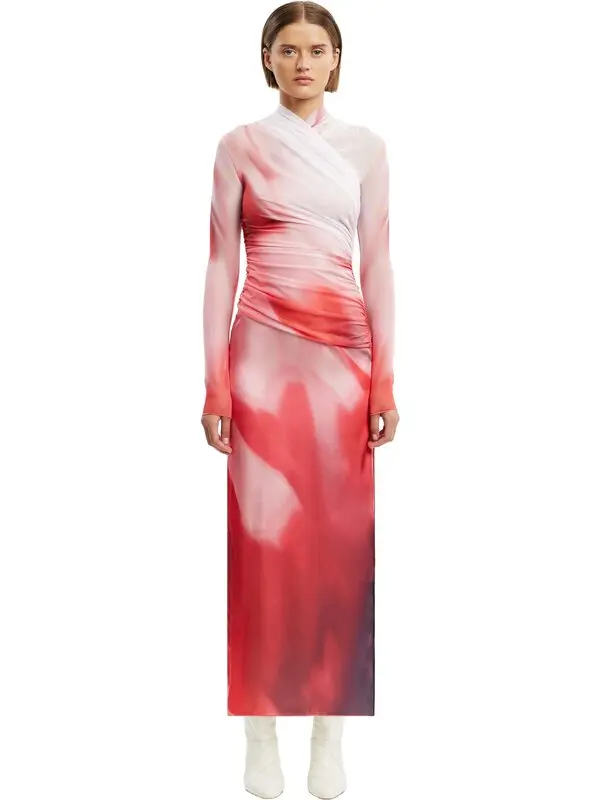 Significant Other Brianna Long Sleeve Maxi Dress - Rosewater Haze