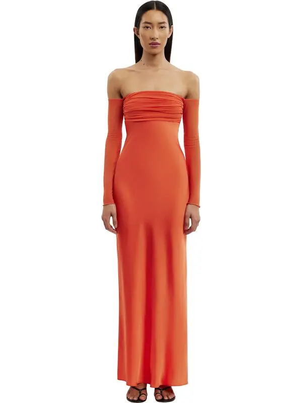 Significant Other Long Sleeve Maxi Dress - Persimmon