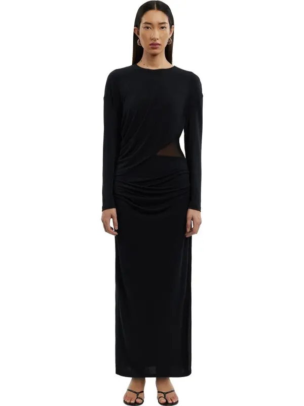 Significant Other Long Sleeve Maxi Dress - Black