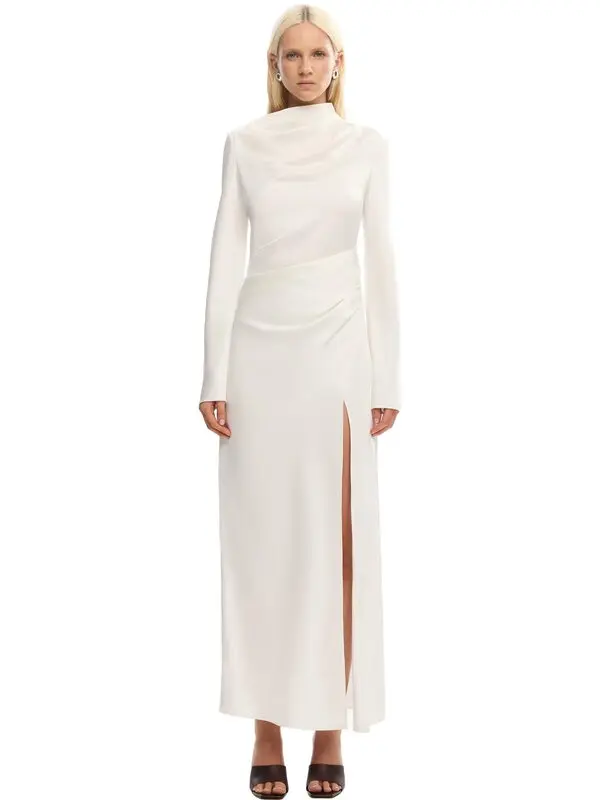 Significant Other Alyssa Long Sleeve Maxi Dress - Ivory