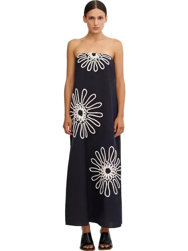 Significant Other Strapless Maxi Dress - Black