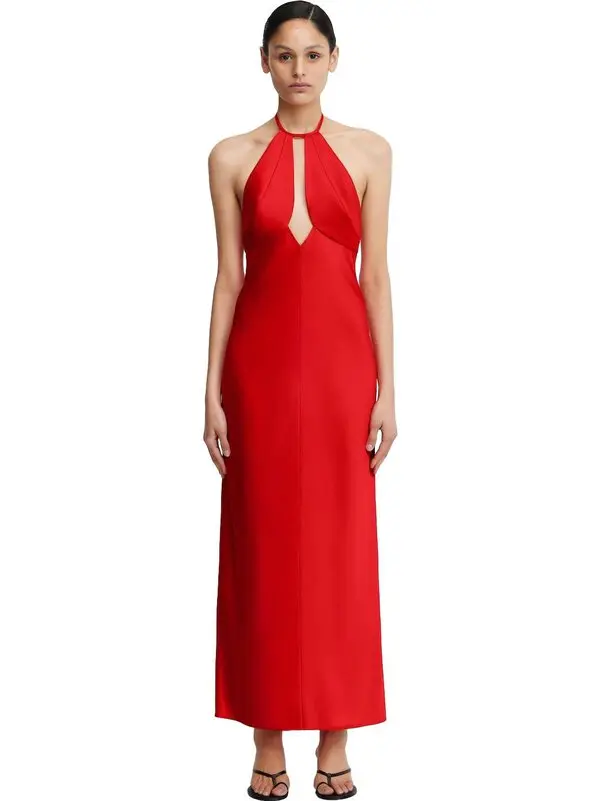 Significant Other Becca Halter Dress - Chilli