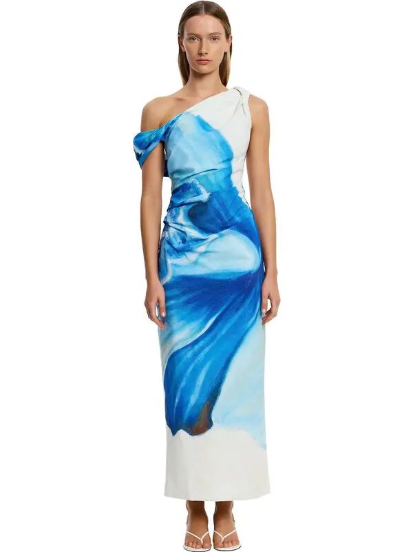 Significant Other Printed Midi Dress - Hyperbloom