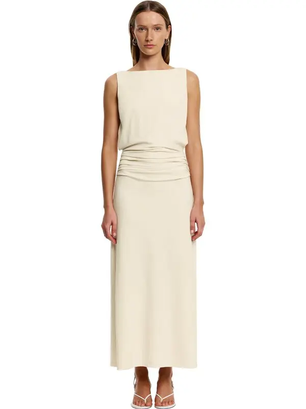 Significant Other Sleeveless Maxi Dress - Eggshell