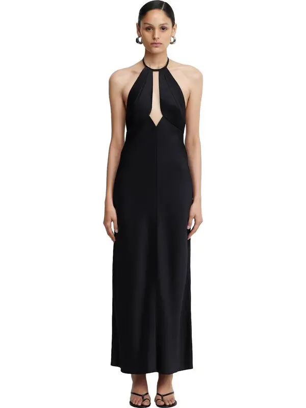 Significant Other Becca Halter Dress - Black