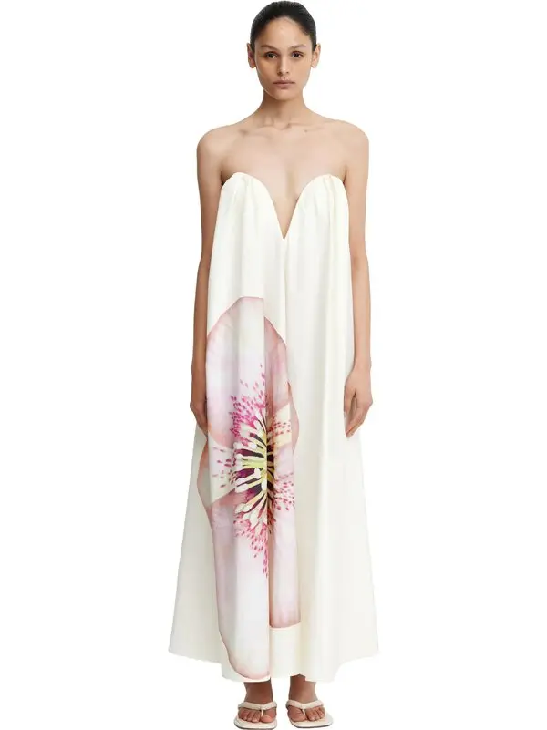 Significant Other Floral Strapless Maxi Dress - Wild Rose
