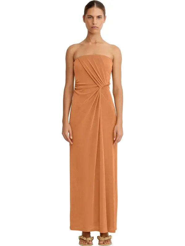 Significant Other Dakota Strapless Maxi Dress - Oak