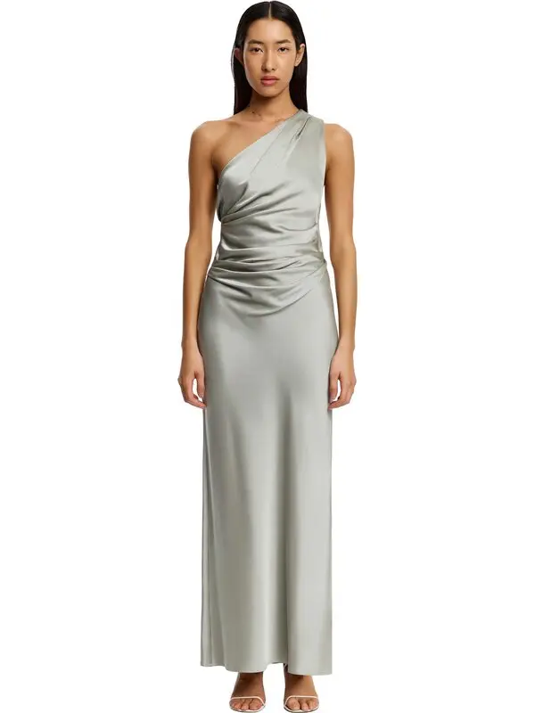 Significant Other One Shoulder Maxi Dress - Sage