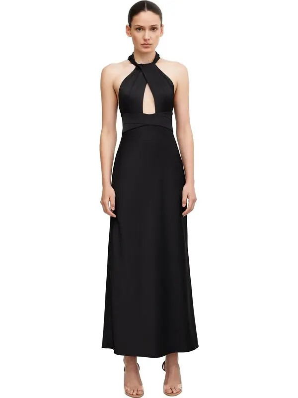 Significant Other Sleeveless Midi Dress - Black