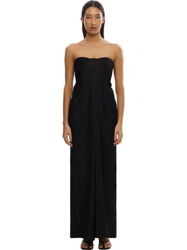 Significant Other Alyssa Strapless Maxi Dress - Black