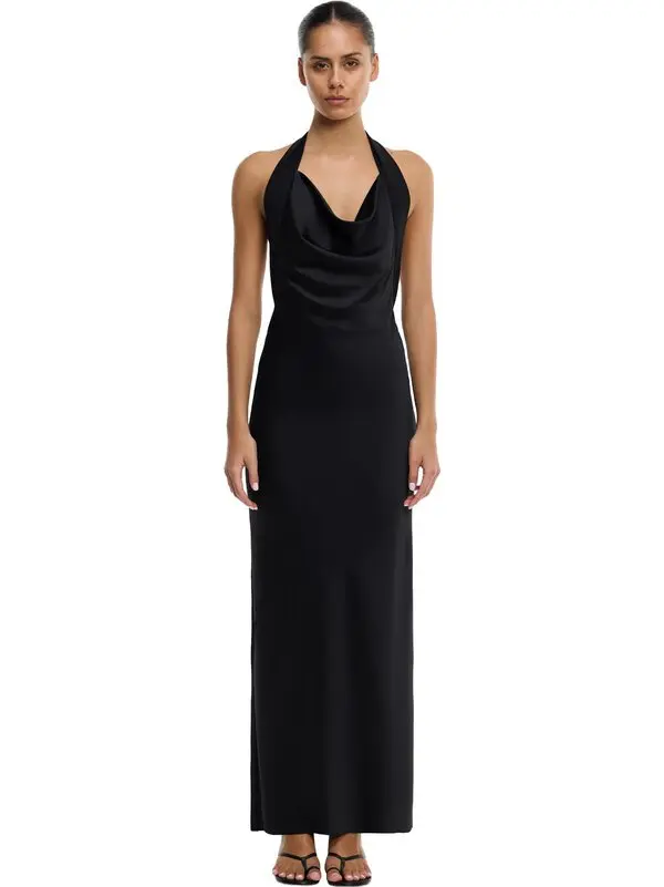 Significant Other Devlyn Halter Maxi Dress - Black