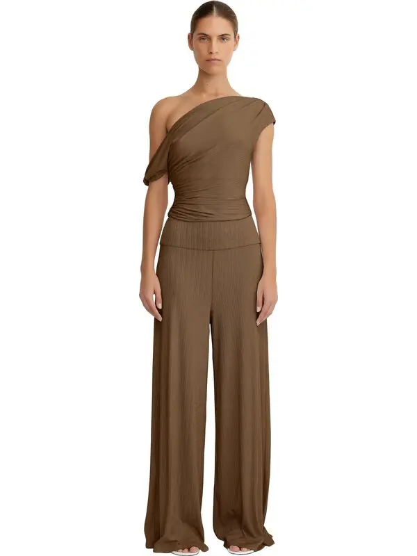 Significant Other Coralie Palazzo Pants - Chocolate