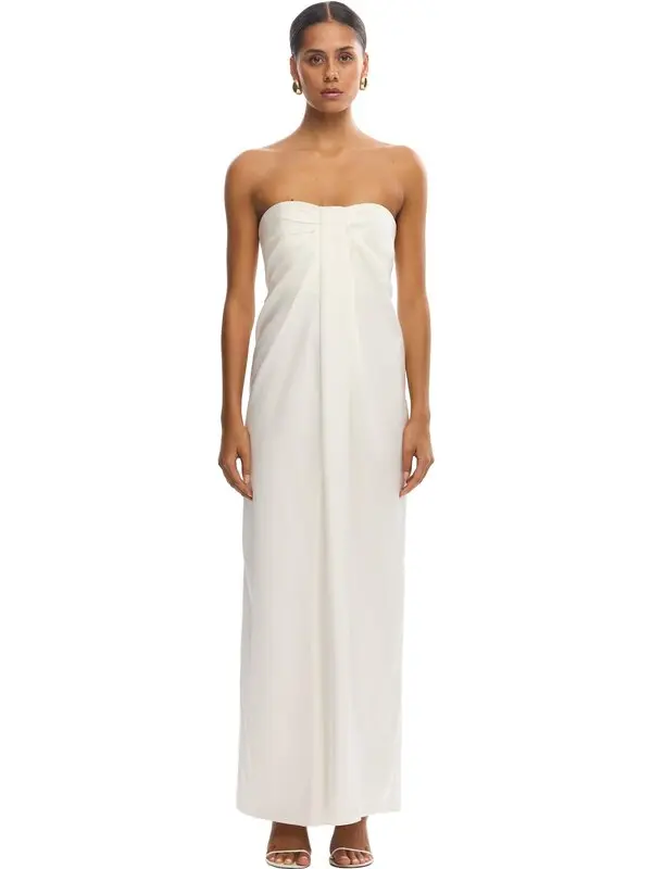 Significant Other Alyssa Strapless Maxi Dress - Ivory