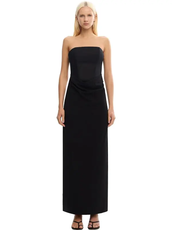 Significant Other Ariya Strapless Maxi Dress - Black