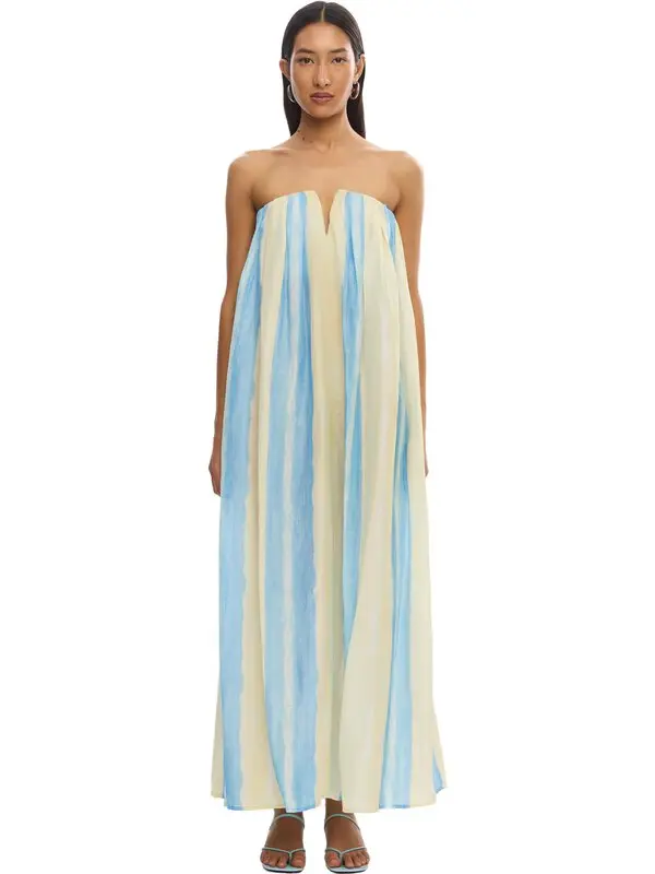 Significant Other Juniper Printed Maxi Dress - Saffron Stripe
