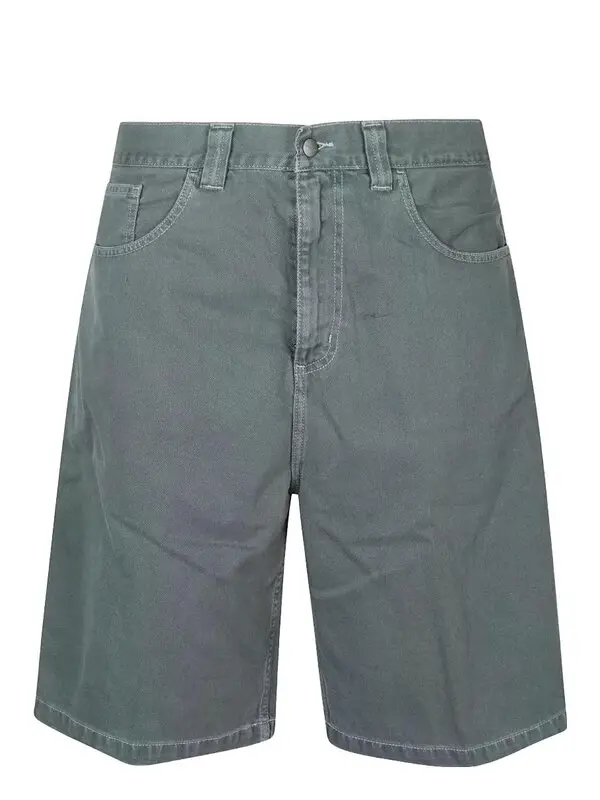 Carhartt Work In Progress Cotton Shorts - Green