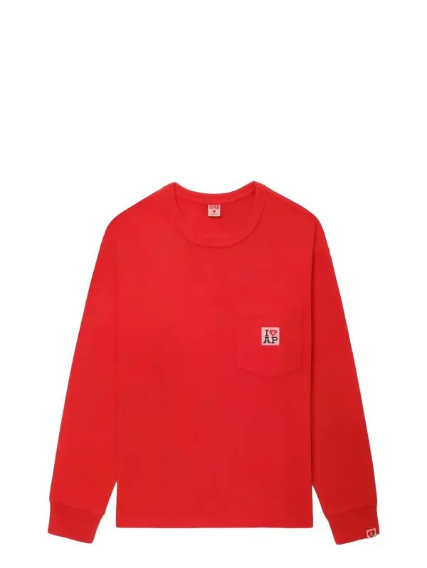 AAPE BY *A BATHING APE Pocket Sweatshirt - Red