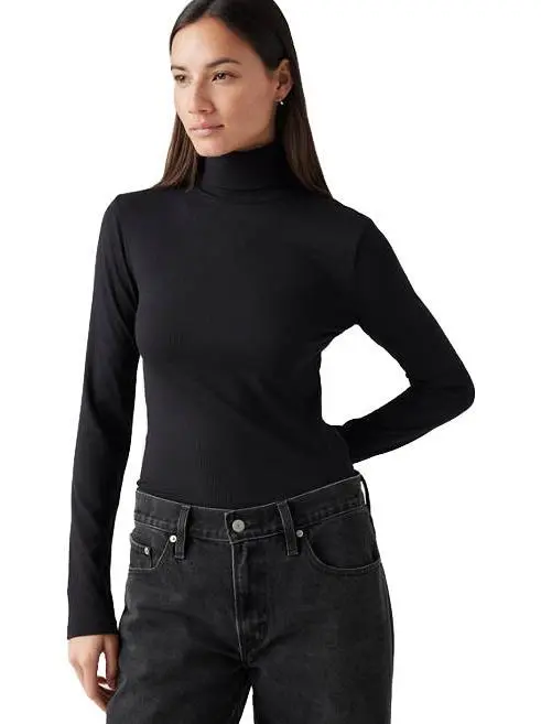 LEVI'S Dreamy Turtleneck Top - Caviar