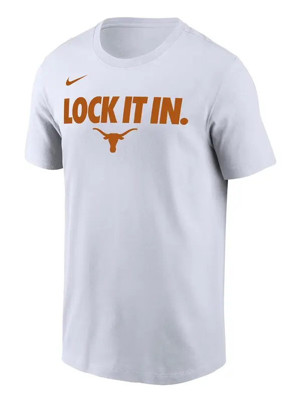 Nike Texas 2026 On-court Bench Dri-fit College T-shirt - White