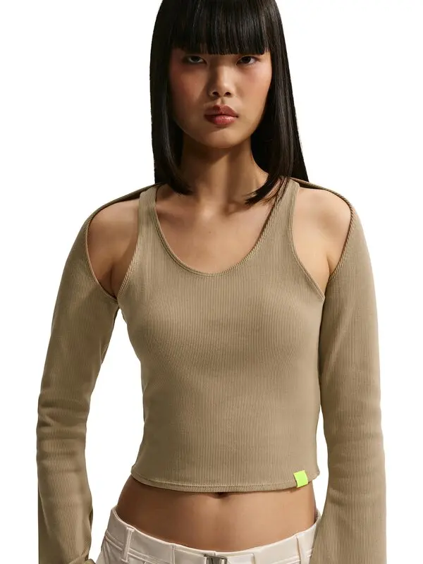 Nike Serena Williams Design Crew Knitwear Top - Brown