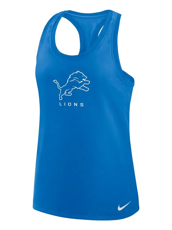 Nike Detroit Lions Hurry Up Dri-fit Nfl Racerback Tank Top - Blue