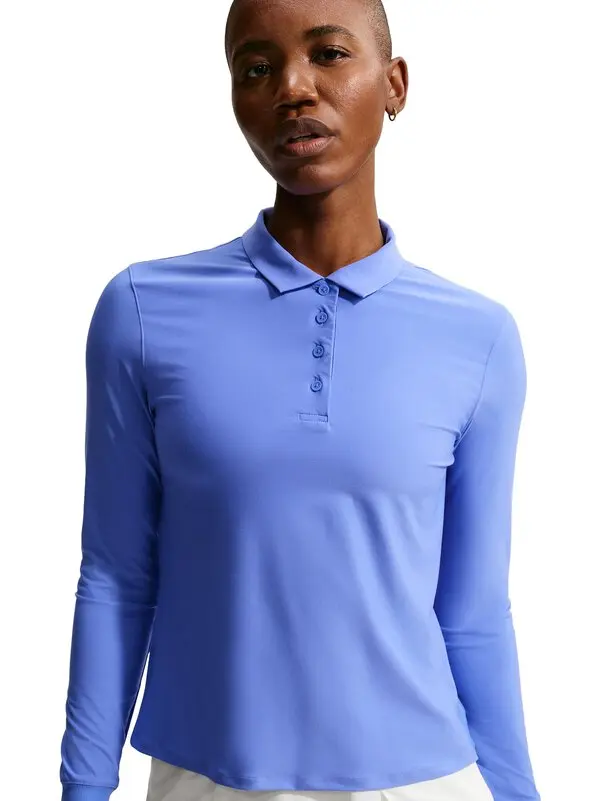 Nike Victory Dri-fit Long-sleeve Polo - Blue
