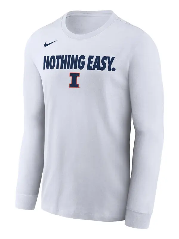 Nike Illinois Fighting Illini Ncaa Legend T-shirt - White