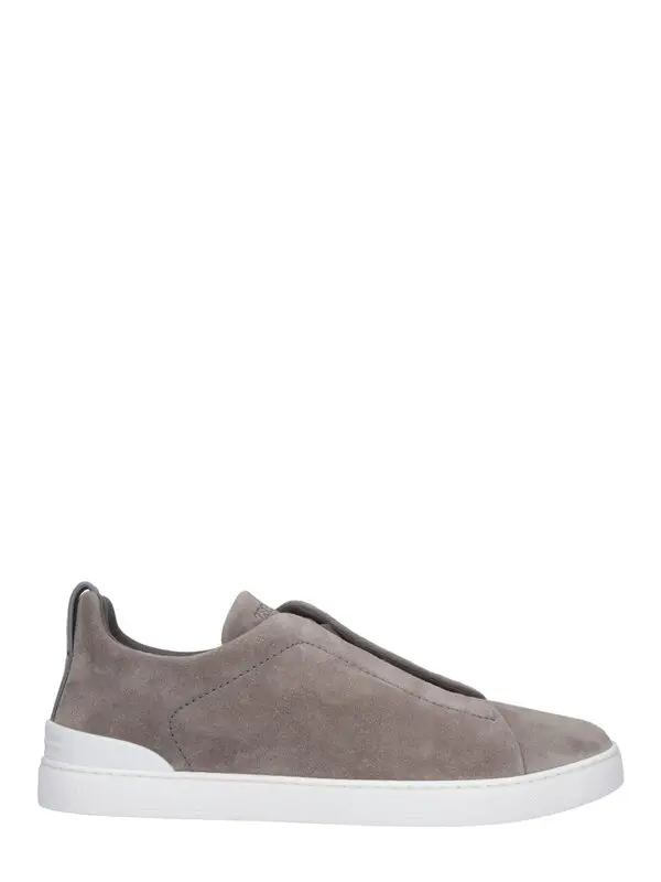 Zegna Triple Stitch Sneakers - Gray