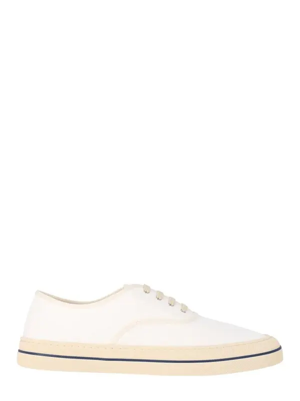 Loro Piana Cotton Sneakers - White