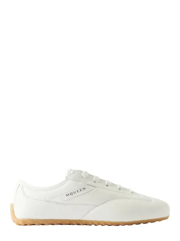 Alexander McQueen Leather Sneakers - White