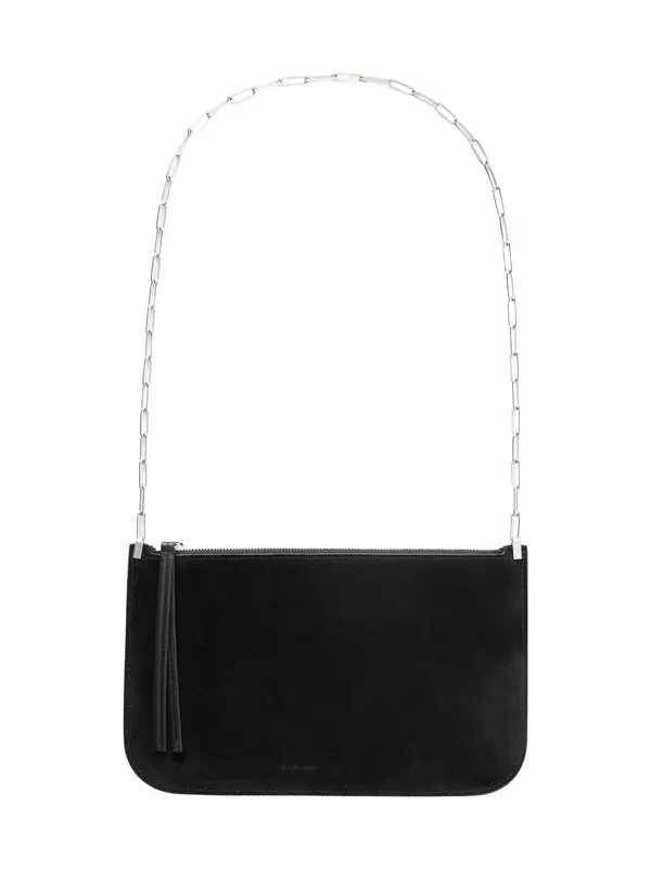 Phoebe Philo Suede Shoulder Bag - Black