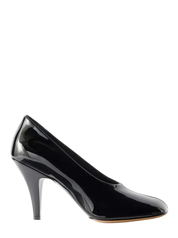 Phoebe Philo Soft Patent Leather Pumps - Black