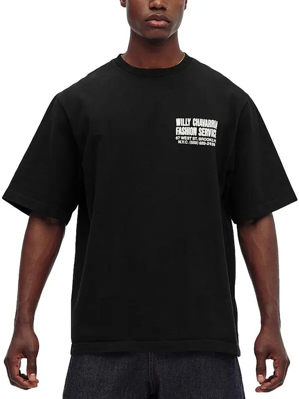 WILLY CHAVARRIA The Fashion Service Standards Tee - Black