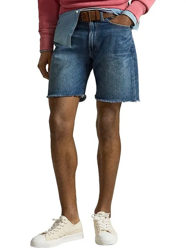 Polo Ralph Lauren Classic Fit Cutoff Denim Shorts - Blue