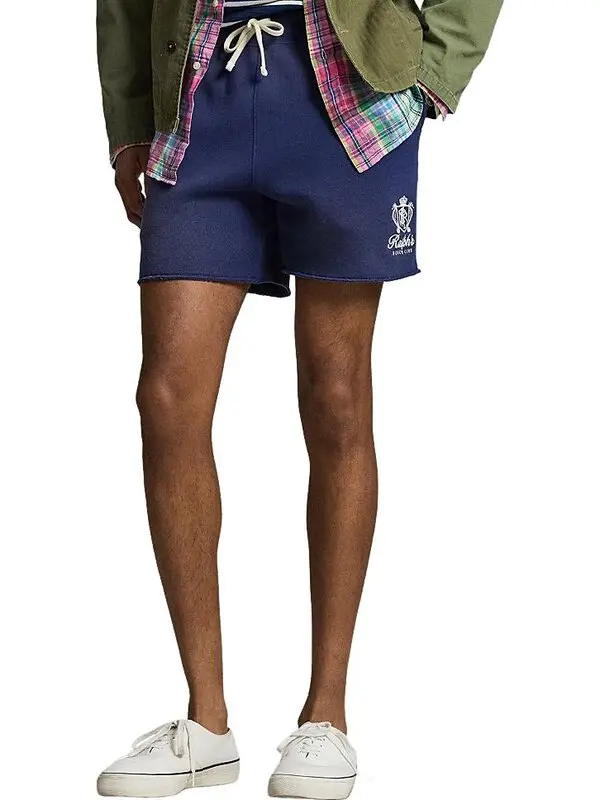 Polo Ralph Lauren Relaxed Fit Fleece Graphic Shorts - Blue