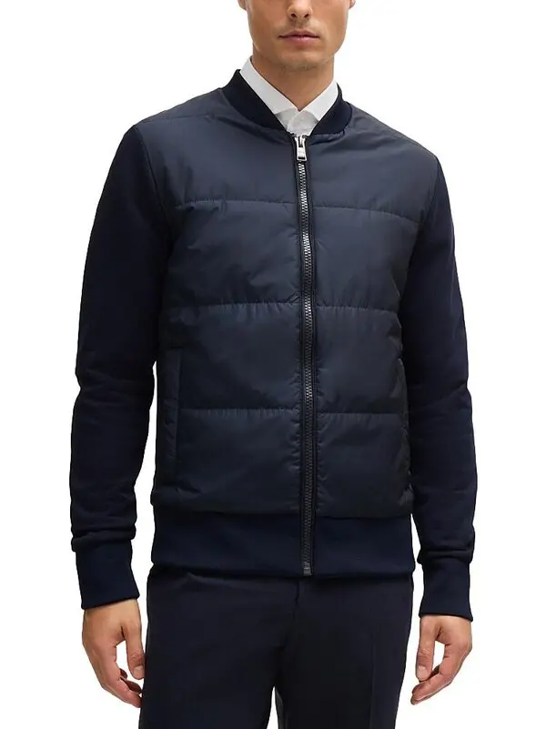 BOSS Skiles Regular Fit Jacket - Dark Blue
